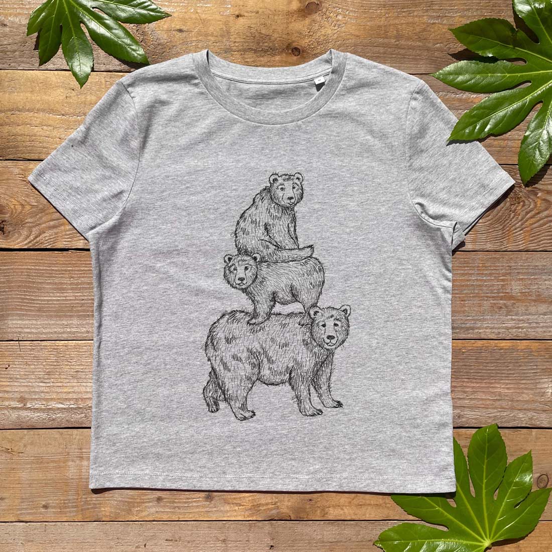 Bear Stack Scoop Neck T-Shirt | Cool Gift for Animal Lovers – Don't ...